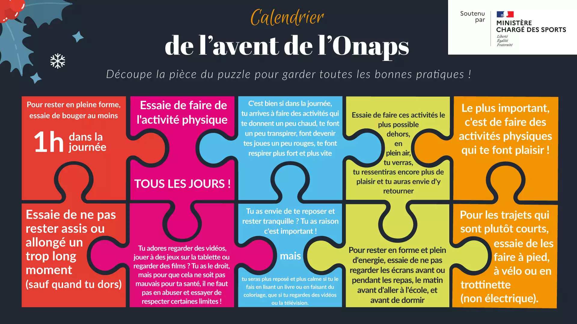 Calendrier de l’avent - Onaps